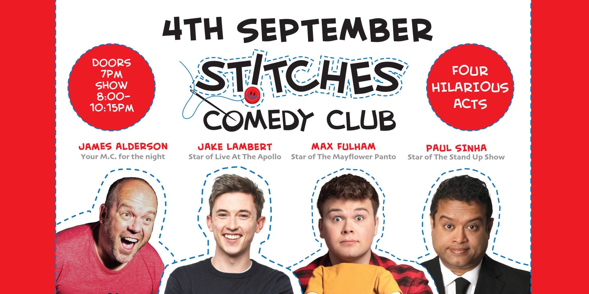 Stitches Comedy Club Sept 25 | Mayflower