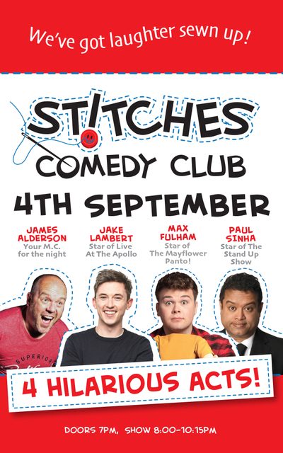 Stitches Comedy Club Sept 25 | Mayflower